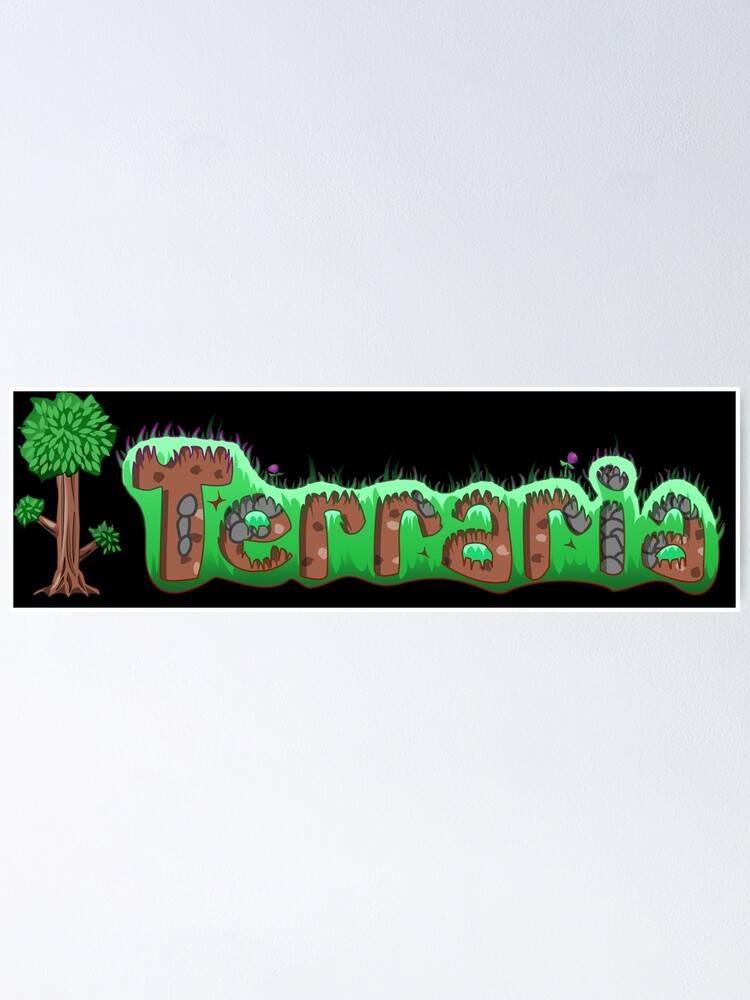 "Terraria Logo Video games" Poster by JuloCreation | Redbubble