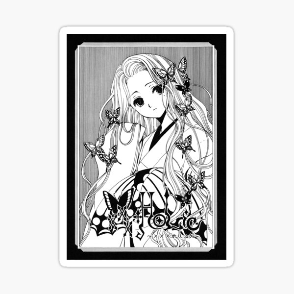 "Kohane with butterflies - XXXHolic" Sticker for Sale by hellusinatien ...
