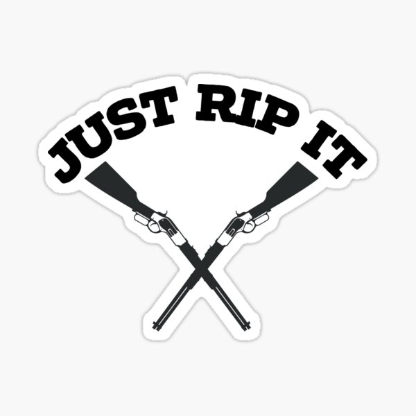 "Just Rip It Rip Wheeler Yellowstone " Sticker for Sale by Jajulile ...