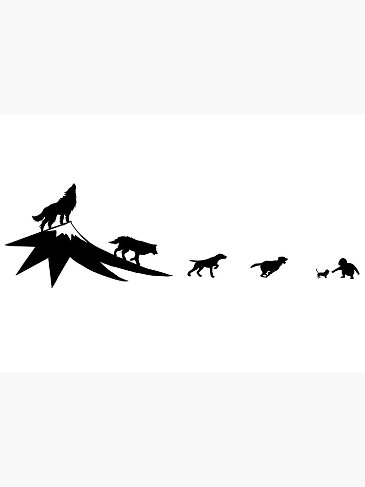 "The evolution of the dog" Poster for Sale by atjcagan | Redbubble