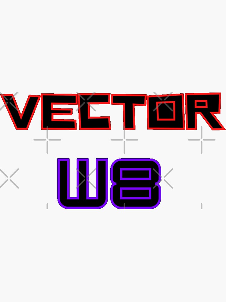 "VECT0R w8" Sticker for Sale by sreesharu | Redbubble