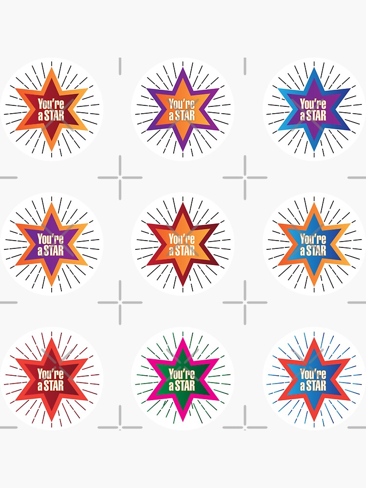 "You're a STAR Sticker Pack" Sticker for Sale by Inc-Solutions | Redbubble