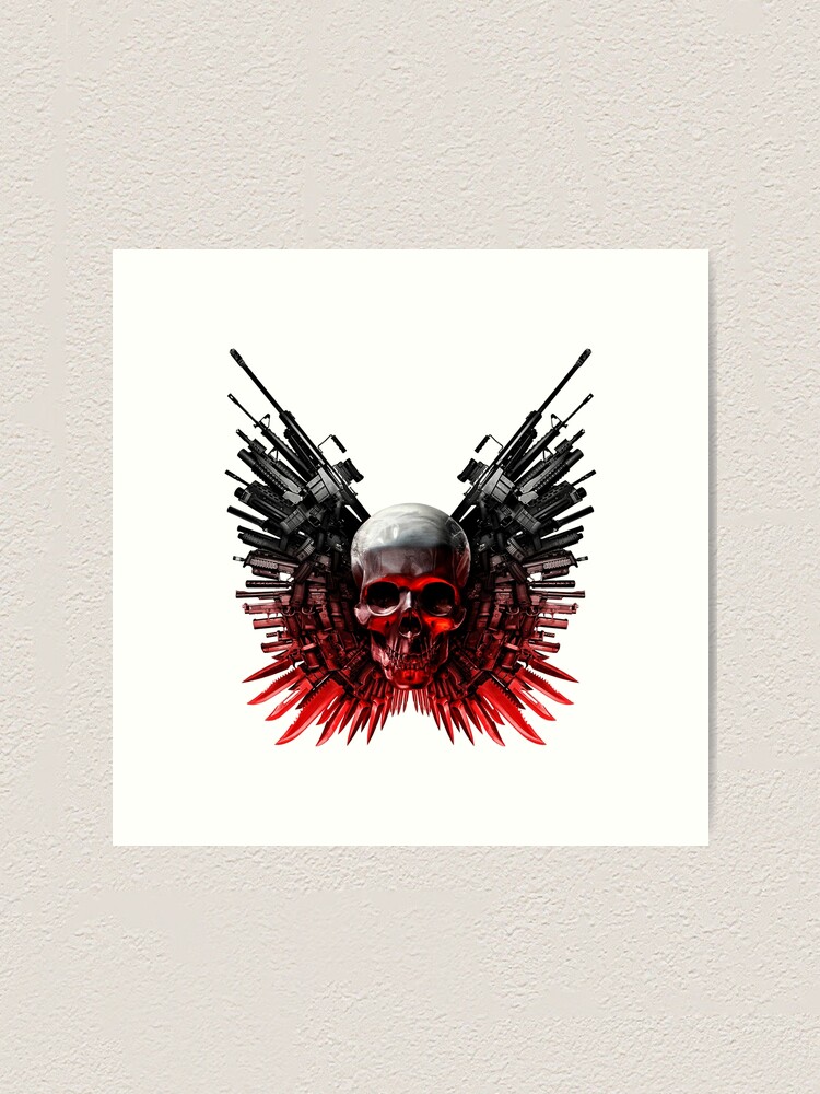 "THE EXPENDABLES MOVIE LOGO" Art Print for Sale by MovieThingies ...