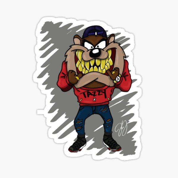 "Tazzy Fire" Sticker for Sale by ParisianINK | Redbubble