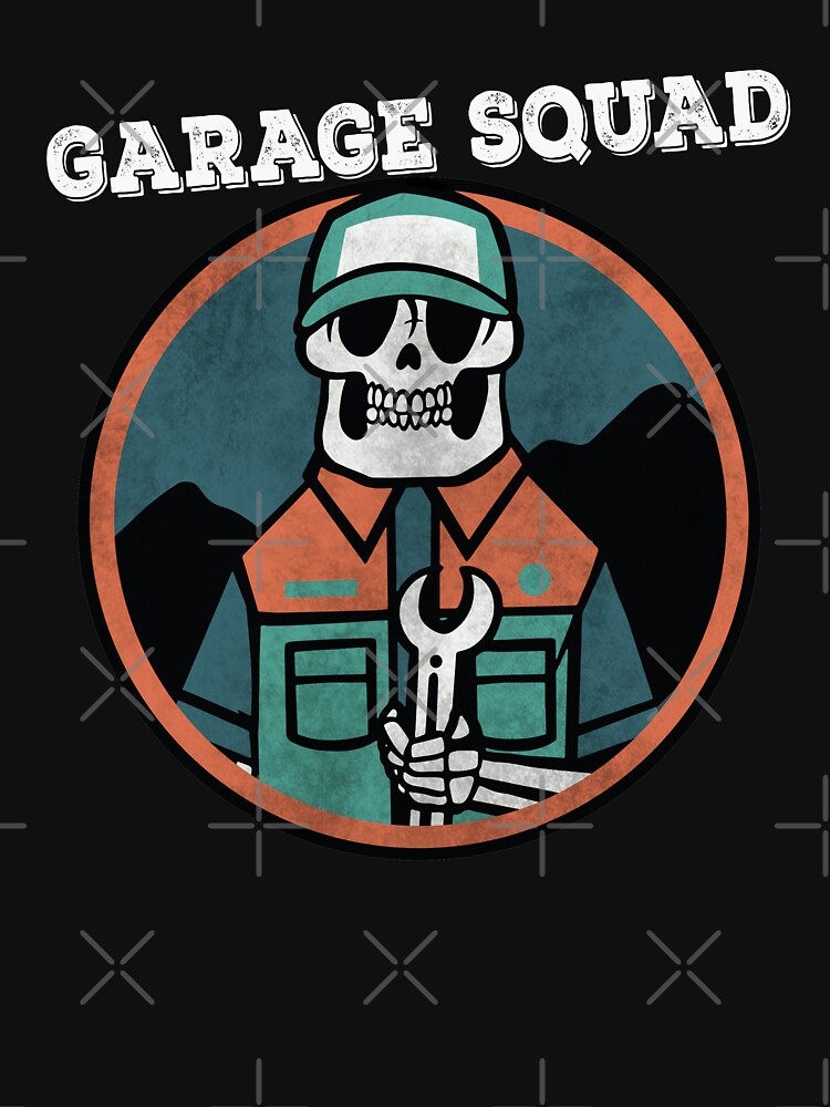 "Garage Squad Mechanic Design" Essential T-Shirt for Sale by JBDeszigns ...