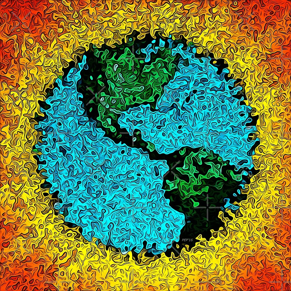 "Abstract Planet Earth Pop Art" by Phil Perkins | Redbubble