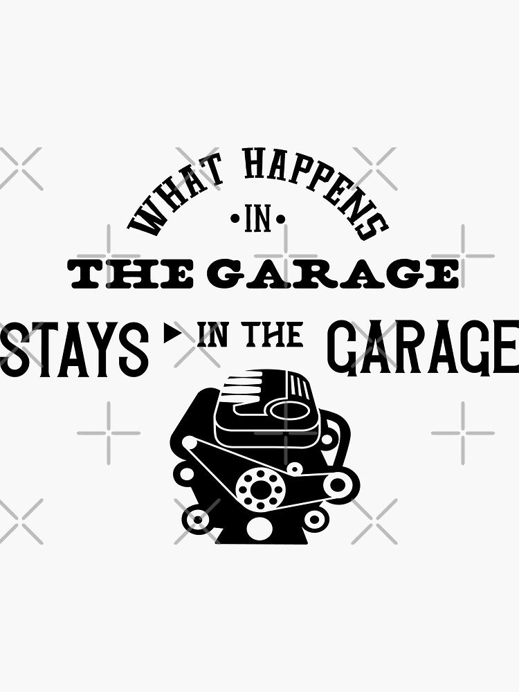 " Garage Squad" Sticker for Sale by Mariano Topno | Redbubble
