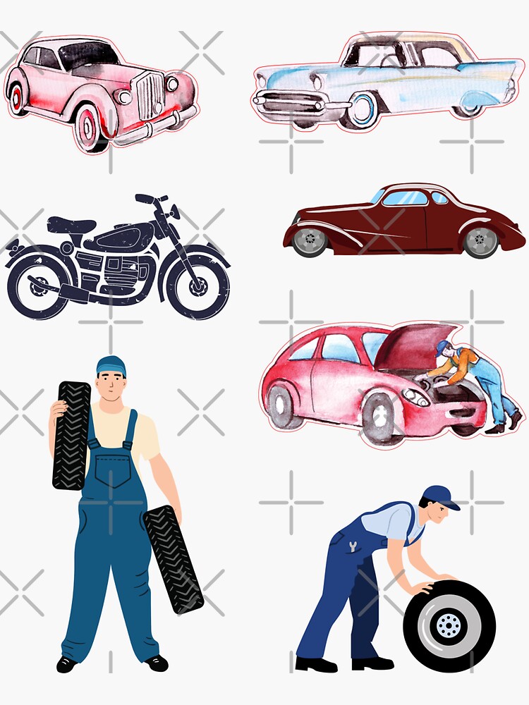 "Garage Squad" Sticker for Sale by topnodream13 | Redbubble