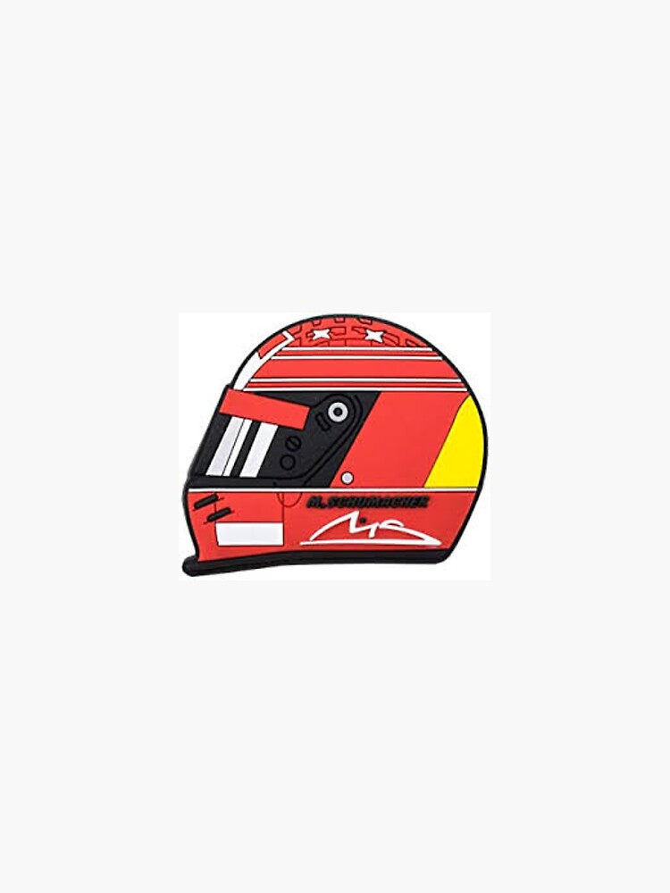 "german legend schumi formula 1 helemt" Sticker for Sale by ...