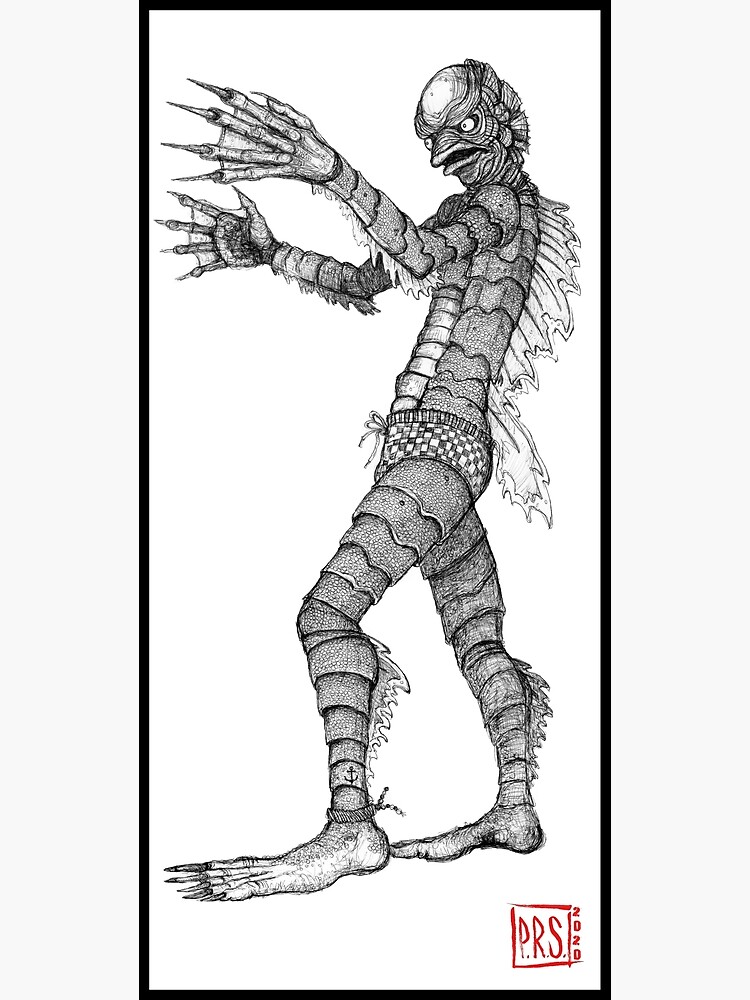 "Creature Feature" Poster by PatRSteiner | Redbubble