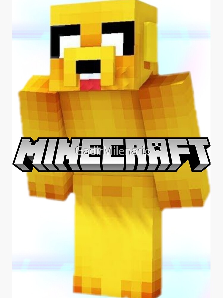 Lámina metálica «Skin Minecraft de MIKECRACK» de GadirMilenario | Redbubble