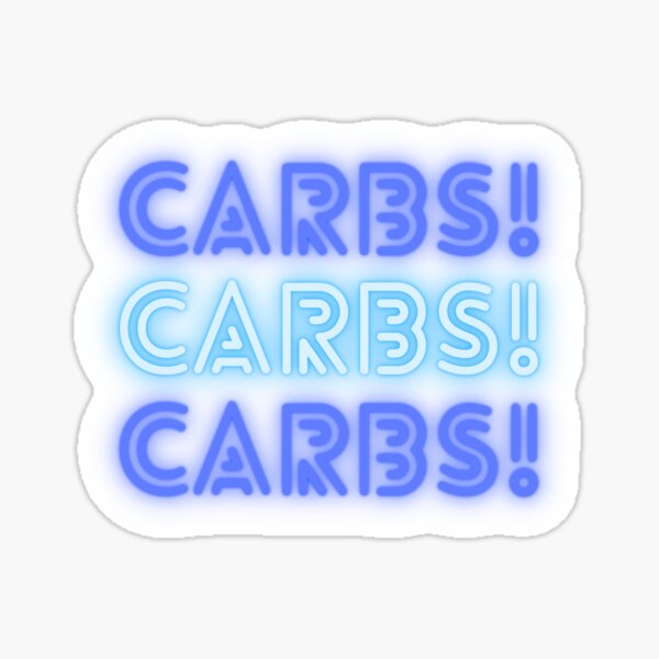 "Copy of Carbs Love Bread Pasta Baking Cooking Baker" Sticker for Sale ...