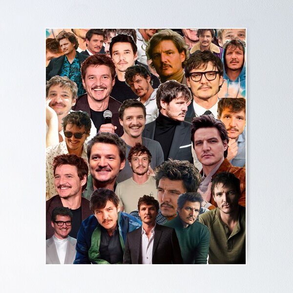 "Pedro Pascal Photo Collage" Poster for Sale by Jess-16 | Redbubble