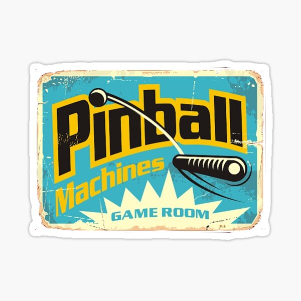 "Pinball" Sticker for Sale by sinaibina | Redbubble