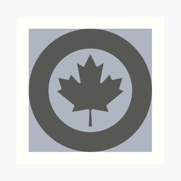 "RCAF Low Visibility Roundel" Art Print for Sale by Ralroost | Redbubble