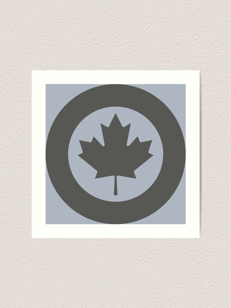 "RCAF Low Visibility Roundel" Art Print for Sale by Ralroost | Redbubble