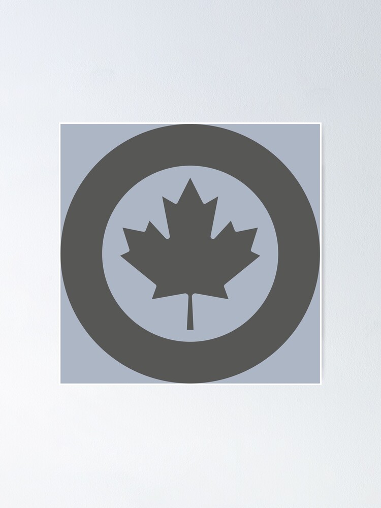 "RCAF Low Visibility Roundel" Poster for Sale by Ralroost | Redbubble