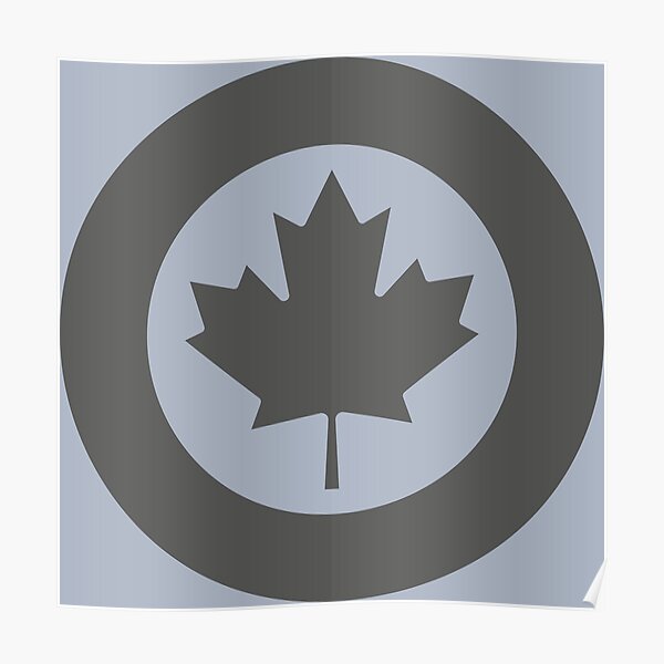 "RCAF Low Visibility Roundel" Poster for Sale by Ralroost | Redbubble