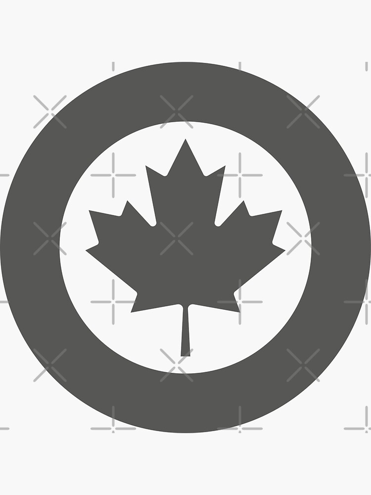 "RCAF Low Visibility Roundel" Sticker for Sale by Ralroost | Redbubble