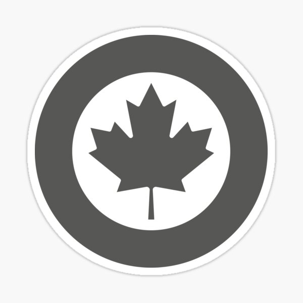 "RCAF Low Visibility Roundel" Sticker for Sale by Ralroost | Redbubble
