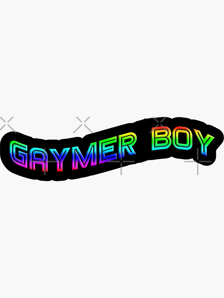 "Gaymer Boy sticker" Sticker by esmestickers | Redbubble