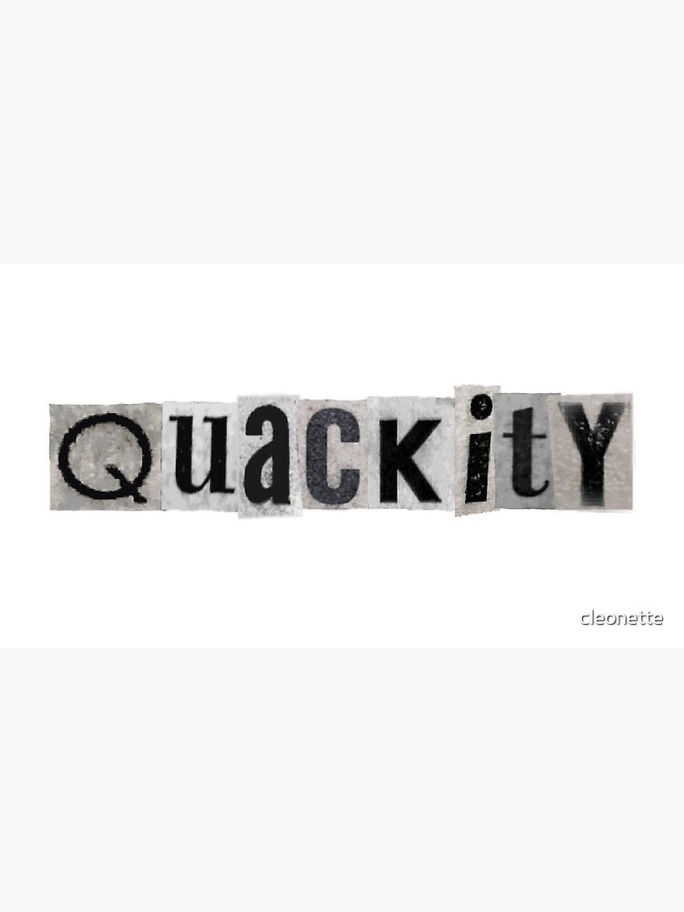 "Quackity" Art Print for Sale by cleonette | Redbubble