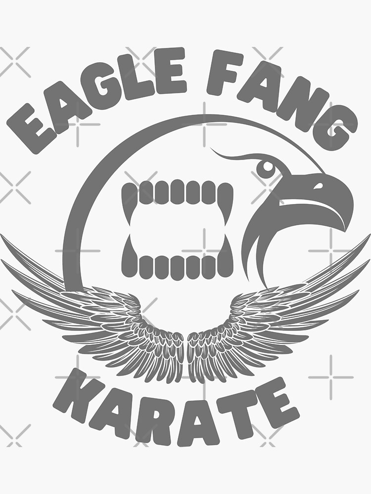 Pegatina «Eagle fang karate, eagle, karate, fang, eagle fang, papá, cobra, dojo, eagle karate ...