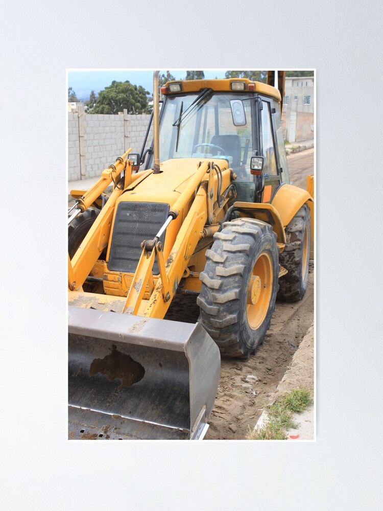 "Construction Equipment" Poster by rhamm | Redbubble