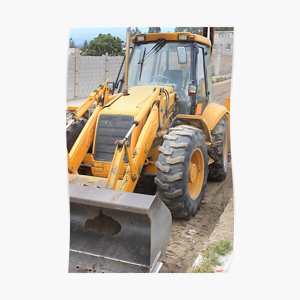 Construction Equipment Posters | Redbubble
