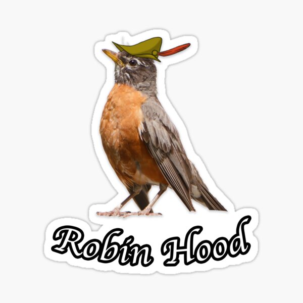 "American Robin Hood" Sticker for Sale by rjmcaptures | Redbubble