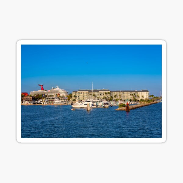 "Key West Conch Harbor" Sticker for Sale by Picturart | Redbubble