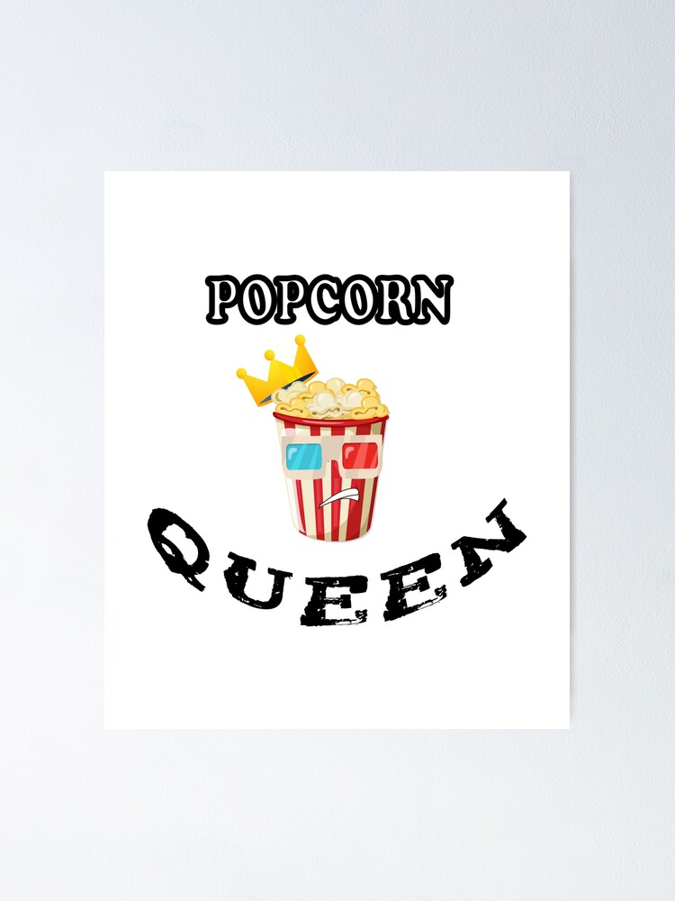 "Popcorn Queen, Popcorn Lover, Popcorn Party, Popcorn Gift, Funny ...