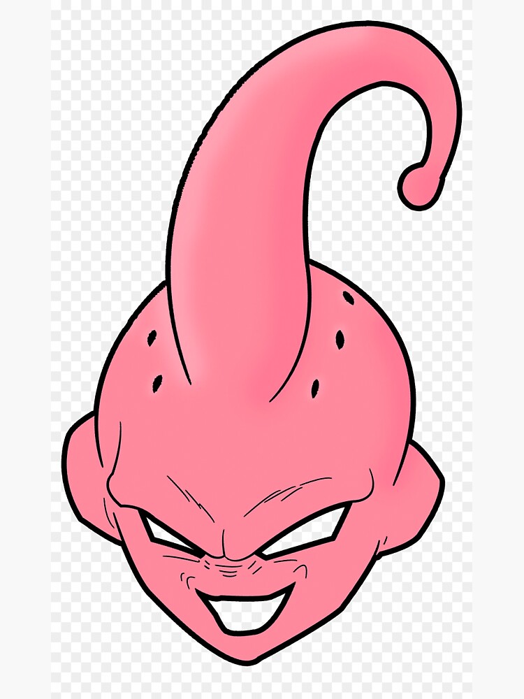 "Kid Buu Logo" Sticker by Zain-W | Redbubble
