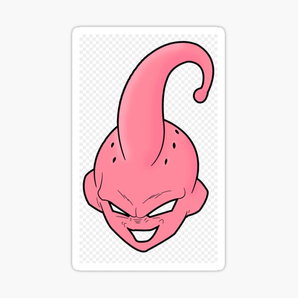 "Kid Buu Logo" Sticker by Zain-W | Redbubble