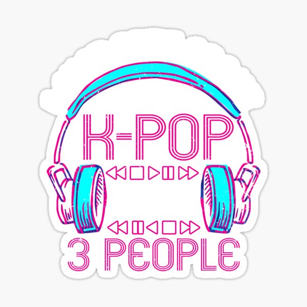 "K-Pop Design for a K-Pop Fan" Sticker by THaDesign | Redbubble