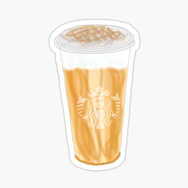 "Starbucks Salted Caramel White Mocha Cold Brew" Sticker for Sale by ...