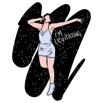 Pegatina for Sale con la obra «Estoy levitando» de camjlladraws | Redbubble