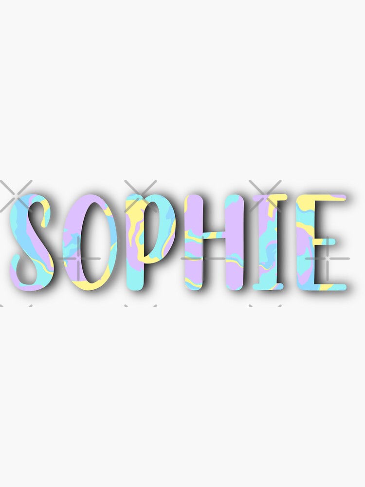 "Sophie" Sticker for Sale by dolphin1128 | Redbubble