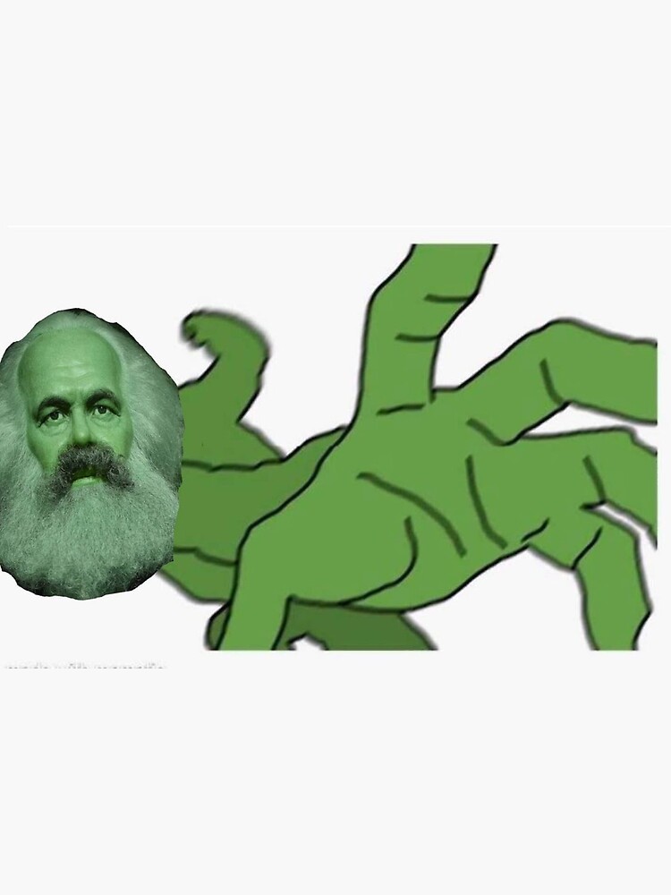 "Pepe Marx Pepe Marx" Sticker for Sale by Dumbmemestuff | Redbubble