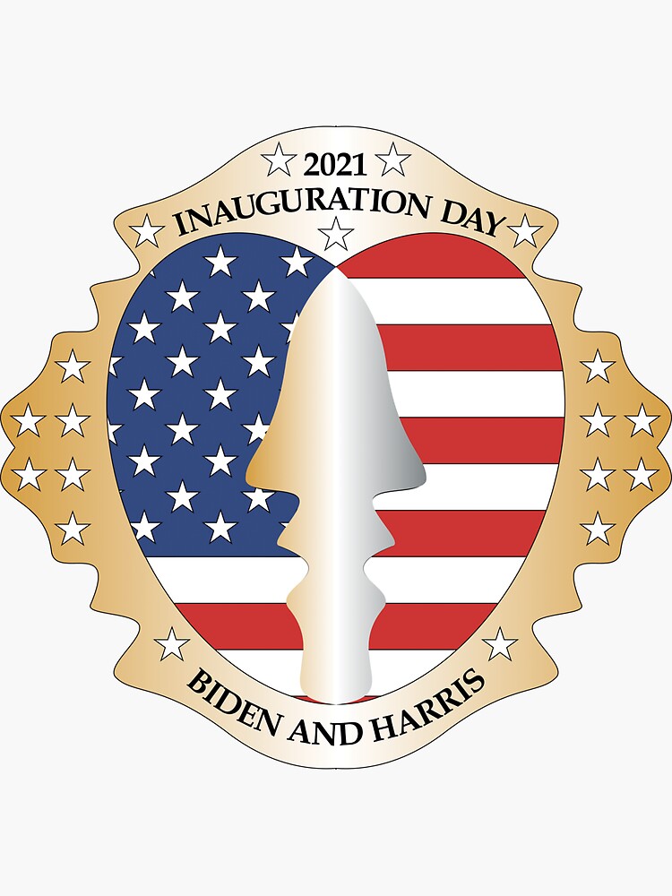 "Inauguration day 2021, Biden and Harris" Sticker for Sale by Halldors ...