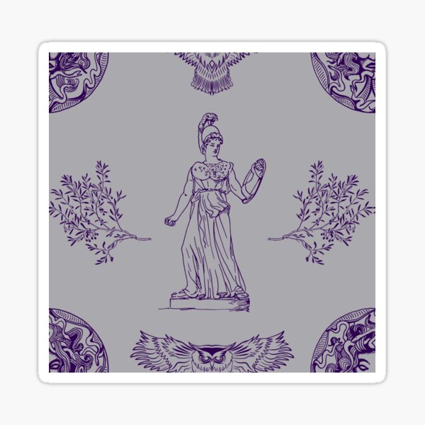 "Greek Goddess Athena" Sticker for Sale by VintageBabes | Redbubble