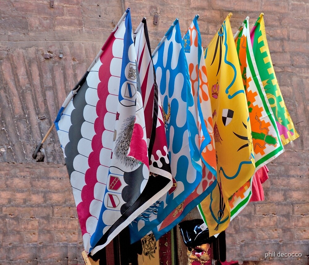 "Contrade Flags" by phil decocco | Redbubble