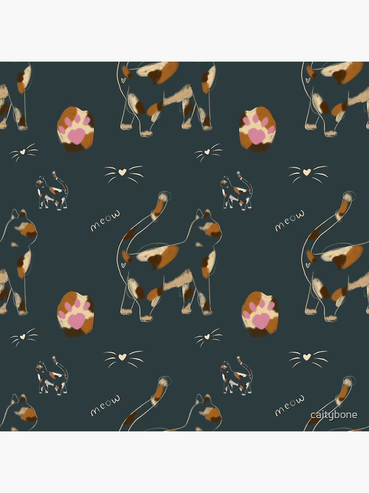 "Calico Pattern" Sticker by caitybone | Redbubble