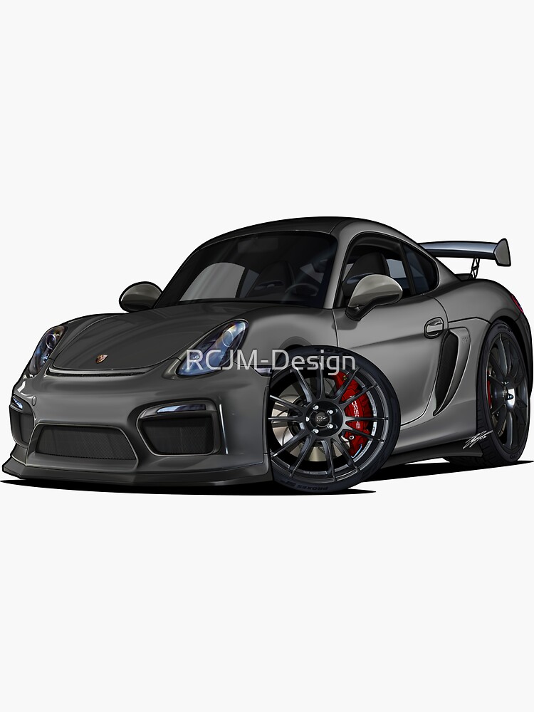 "2016 PÓRSCHÉ Cayman GT4" Sticker for Sale by RCJM-Design | Redbubble