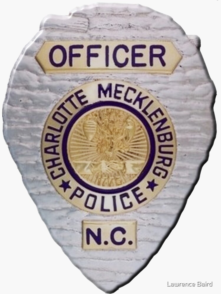 "Charlotte Mecklenburg Police" Sticker by lawrencebaird | Redbubble