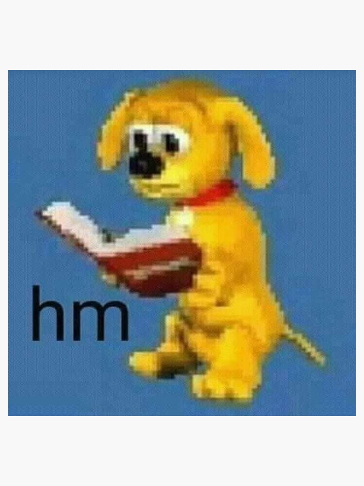 "hm" Sticker for Sale by bunnipop | Redbubble