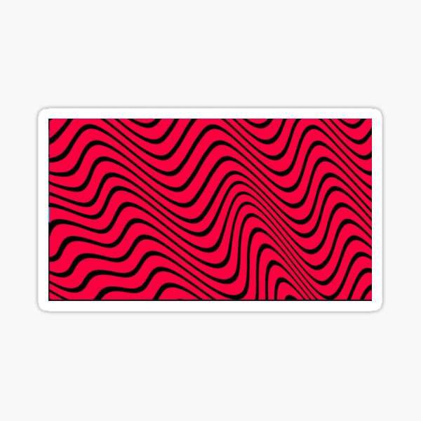 "pewdiepie red wave" Sticker for Sale by Peepeepoo2 | Redbubble