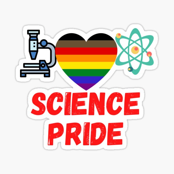 "SCIENCE PRIDE Rainbow Pride Month Flag SCIENTIST SCIENCE TEACHER MED ...