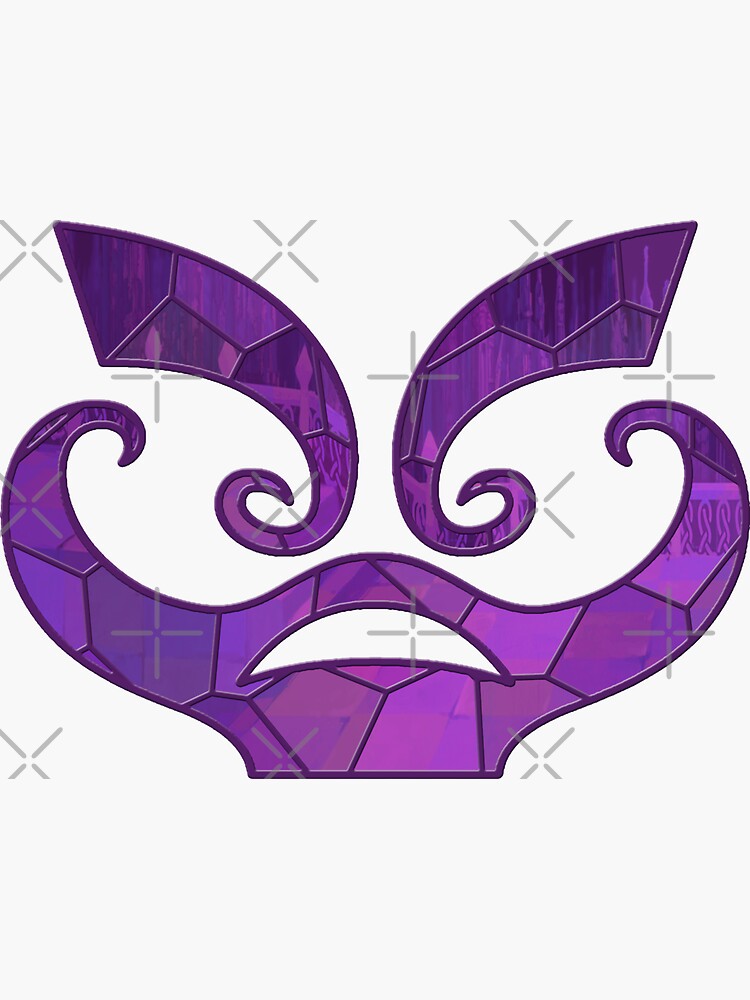 "Stained Glass Rage Aspect" Sticker for Sale by cyberanomaly | Redbubble