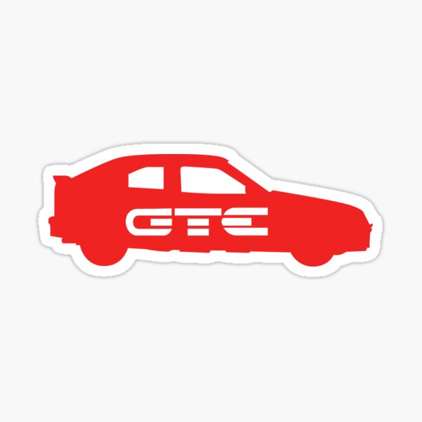 "Vauxhall Astra Mk2 GTE Car" Sticker for Sale by MystiqueTshirts ...